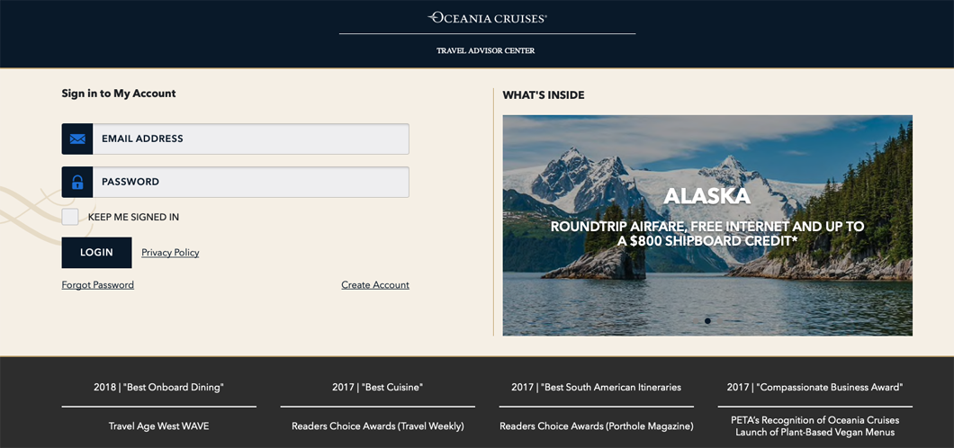 Oceania Cruises Introduces New Intuitive Travel Advisor Center - Recommend